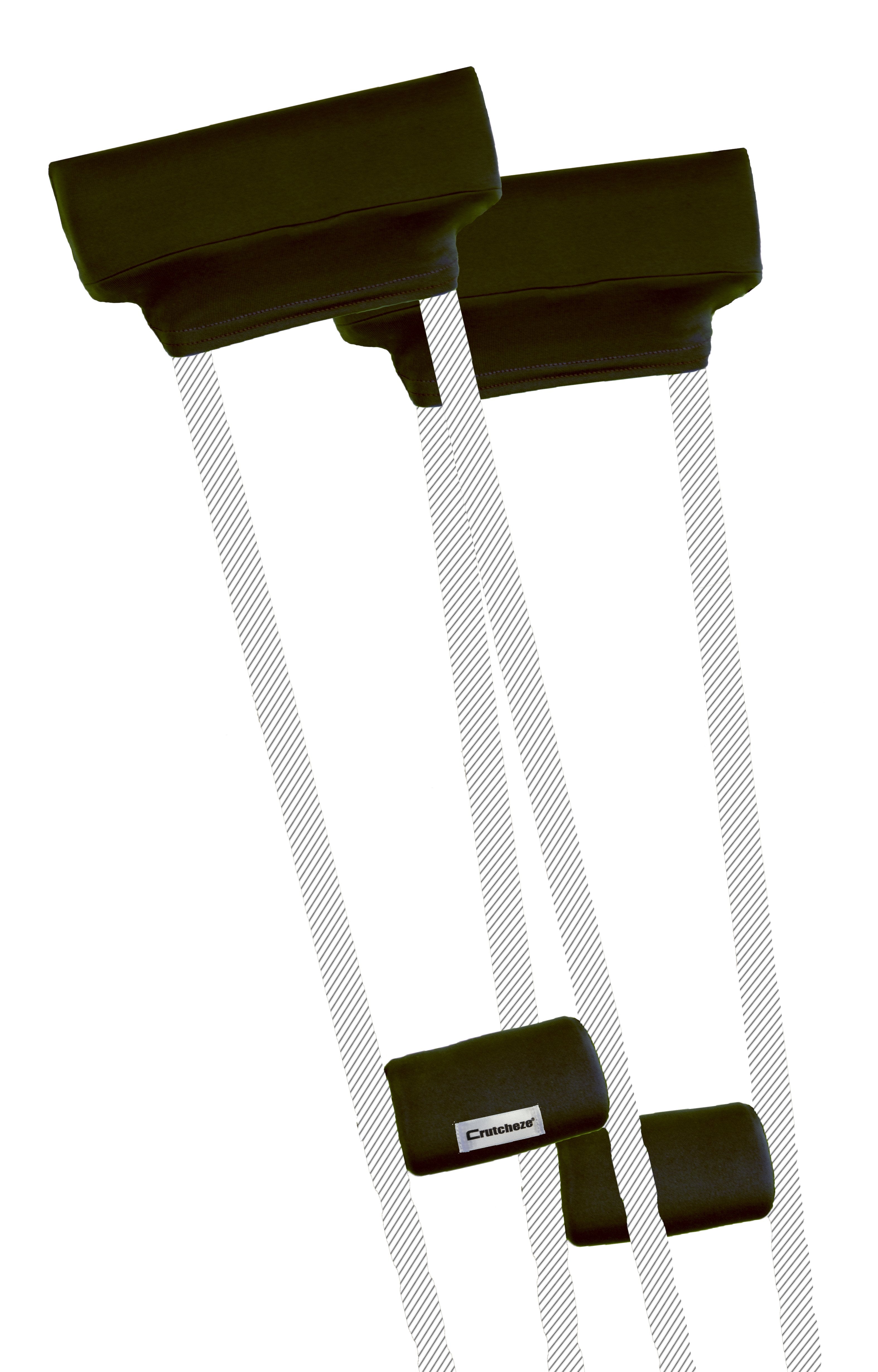 Crutch Pads & Hand Grip Covers for Underarm Crutches – Crutcheze®